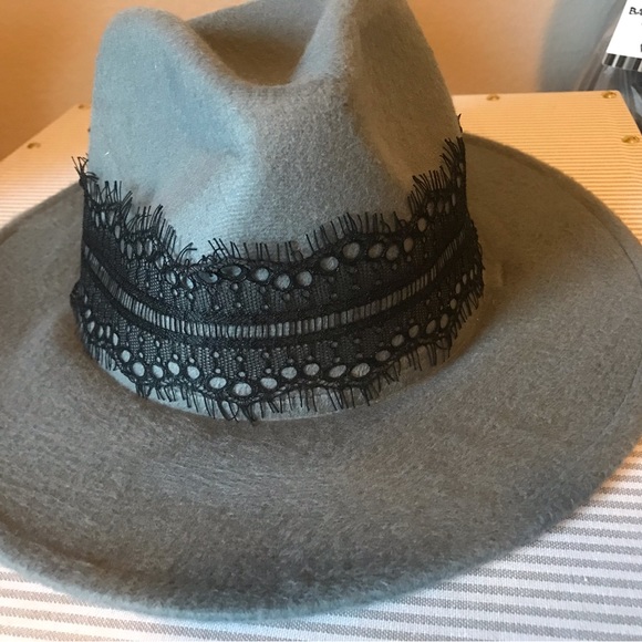 Accessories | Retro Fedora Hat Grey Os Adjustable Upcycled | Poshmark